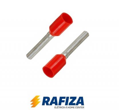 TERMINAL ILHÓS TUBULAR 1MM VERMELHO – 010090105 – Rafiza Elétrica ...